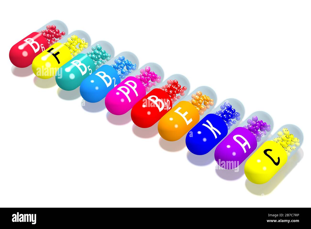 Vitamins pp Cut Out Stock Images & Pictures - Alamy