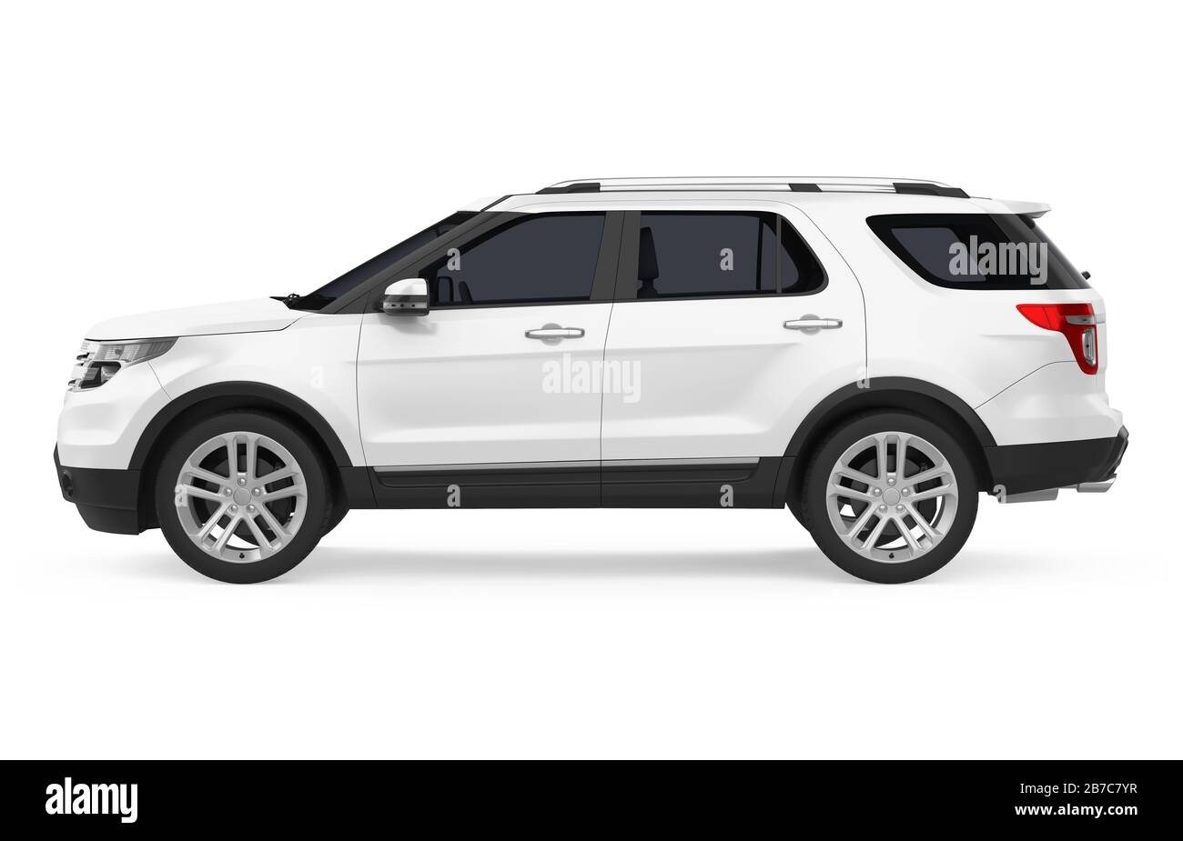 SUV Car Isolated Stock Photo - Alamy