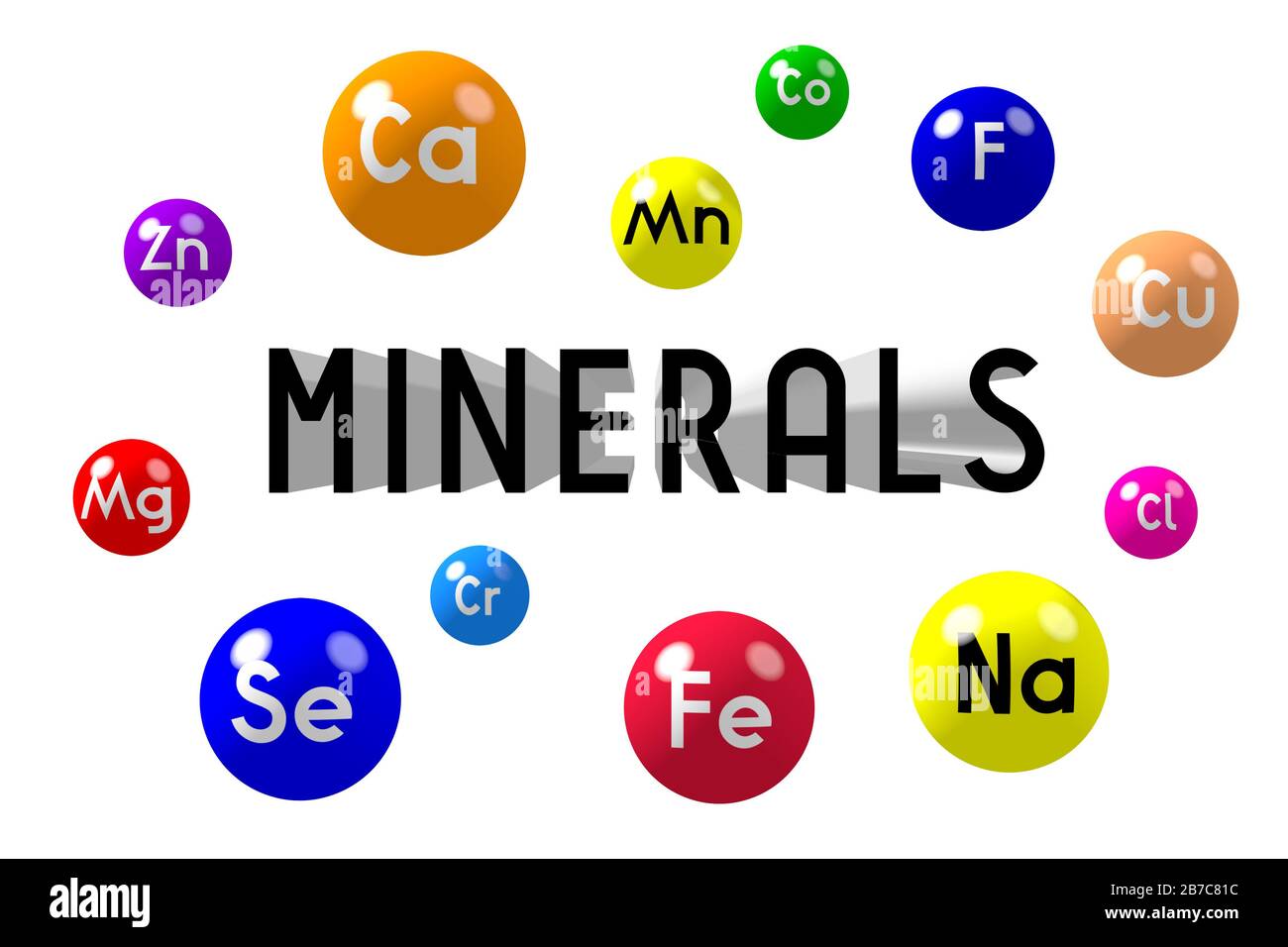 Minerals symbol hi-res stock photography and images - Alamy