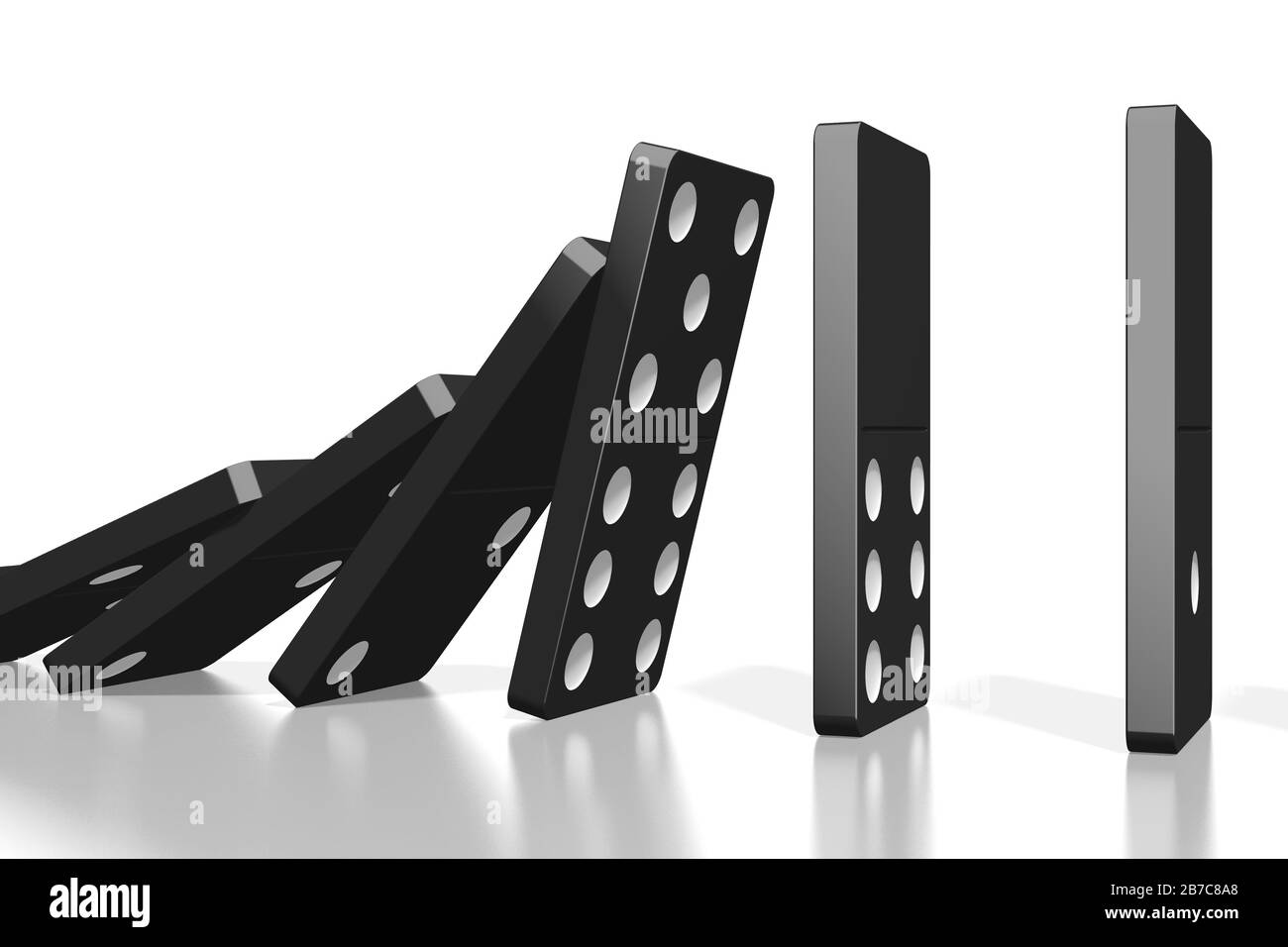 Dominoes falling down hi-res stock photography and images - Alamy