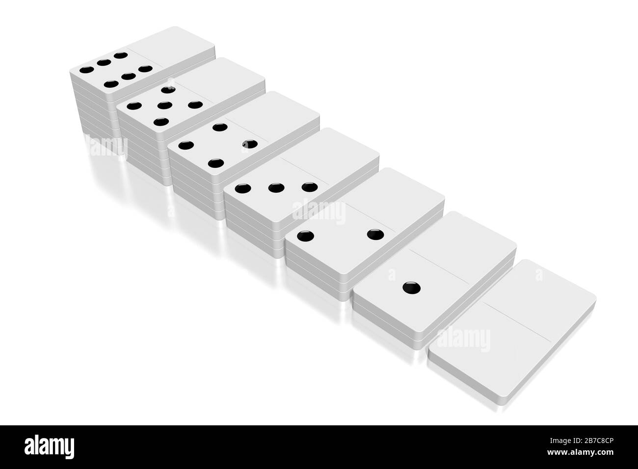 Domino set cut out Cut Out Stock Images & Pictures - Alamy