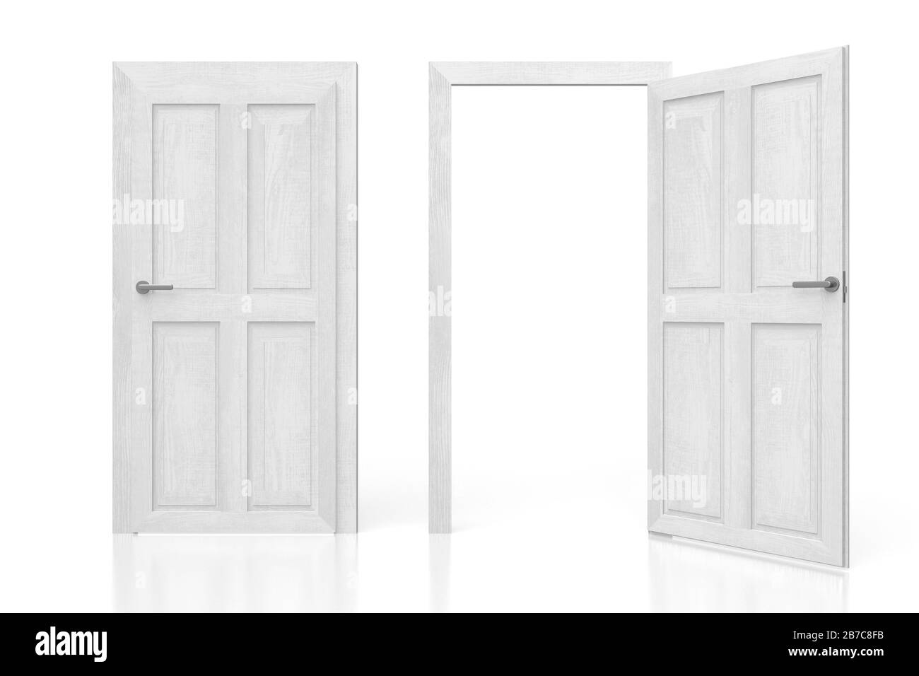 3d two doors concept hi-res stock photography and images - Alamy