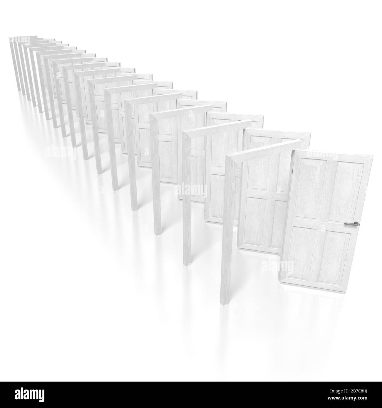 Wooden door open in Black and White Stock Photos & Images - Alamy