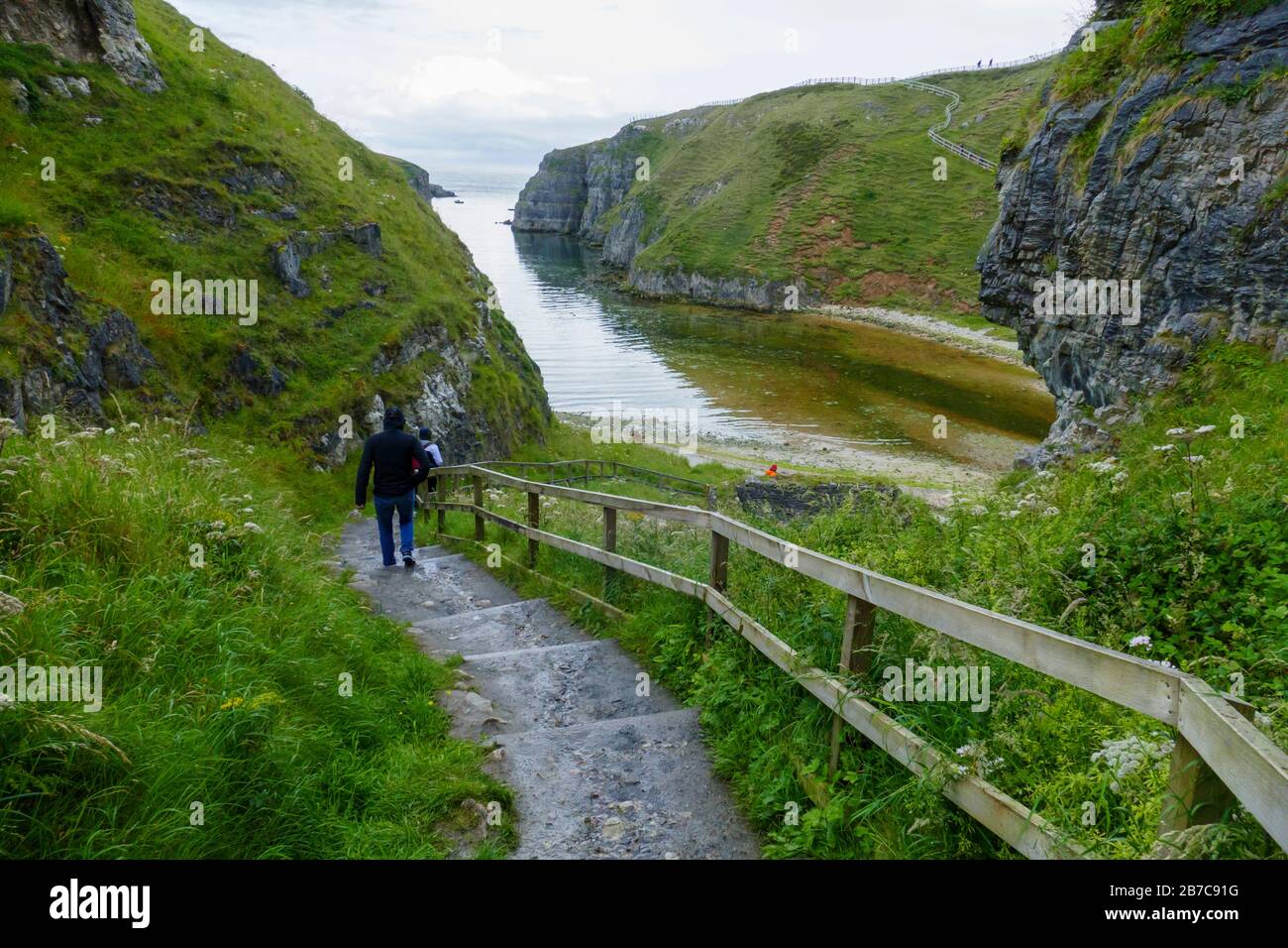 Smoo cave, Cave at Durness, County Sutherland, Scotland Stock Photo - Alamy