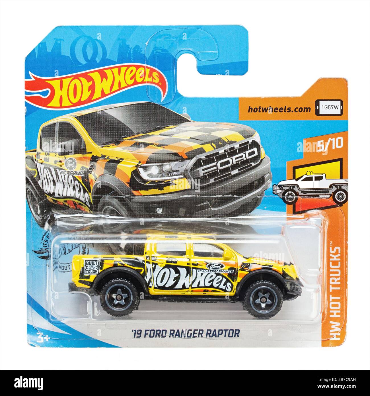 Ukraine, Kiev - March 02. 2020: Ford ranger raptor car. Hot Wheels ...