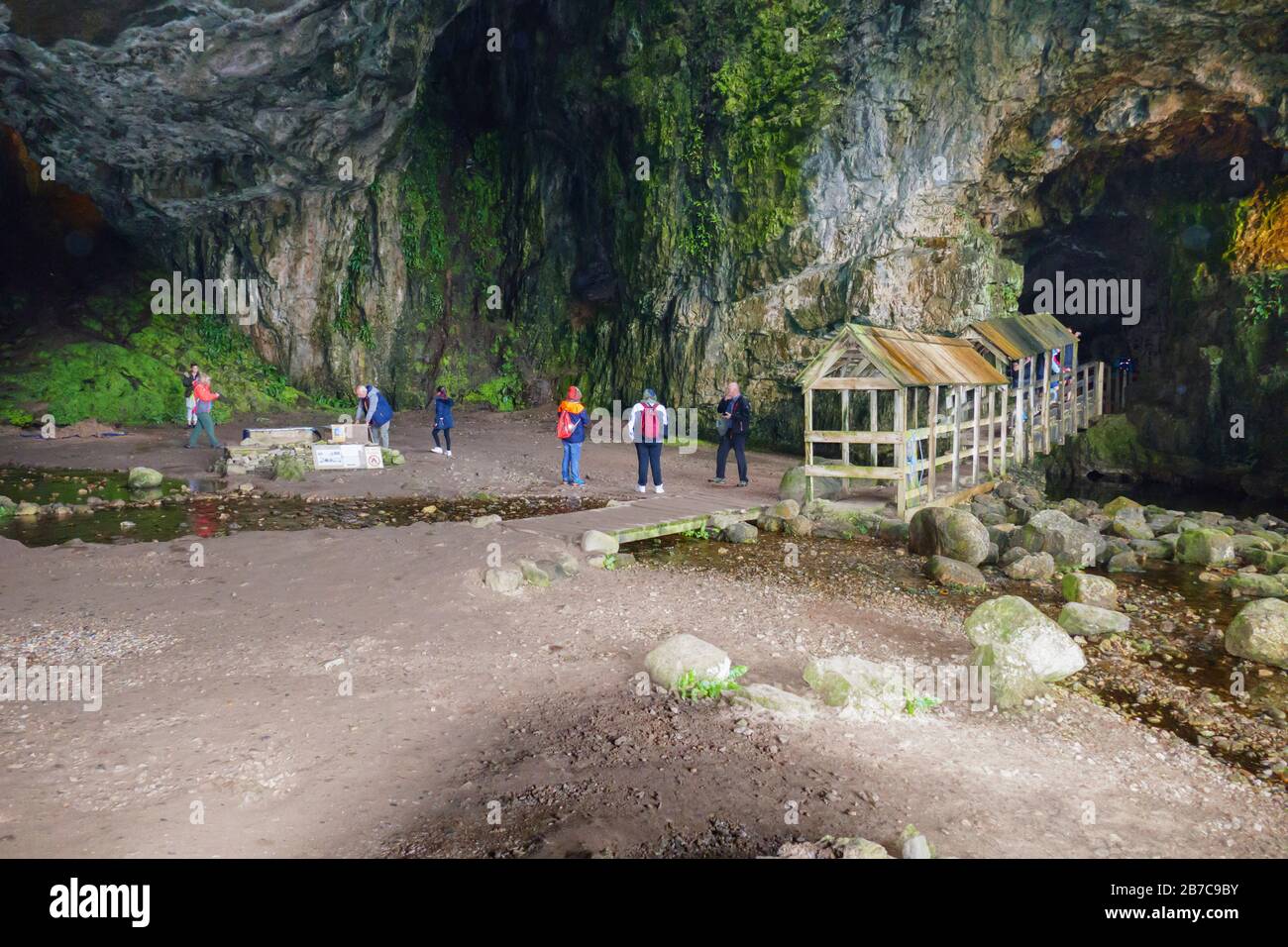 Smoo cave, Cave at Durness, County Sutherland, Scotland Stock Photo - Alamy