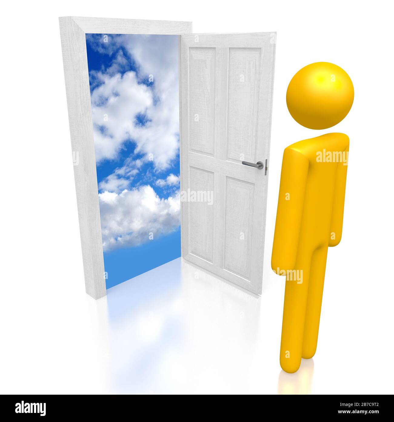 Funny cartoon character cloud 3d hi-res stock photography and images ...