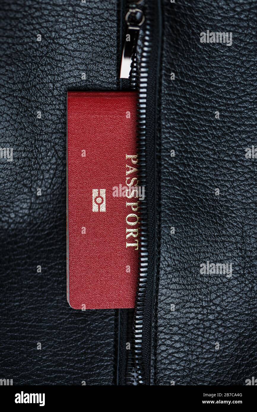 Passport cover texture hi-res stock photography and images - Alamy