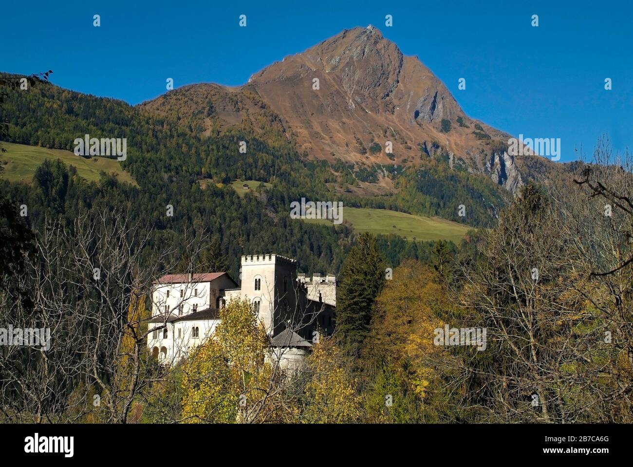 Austria, castle Weissenstein in Matrei, Tauern Valley Stock Photo - Alamy