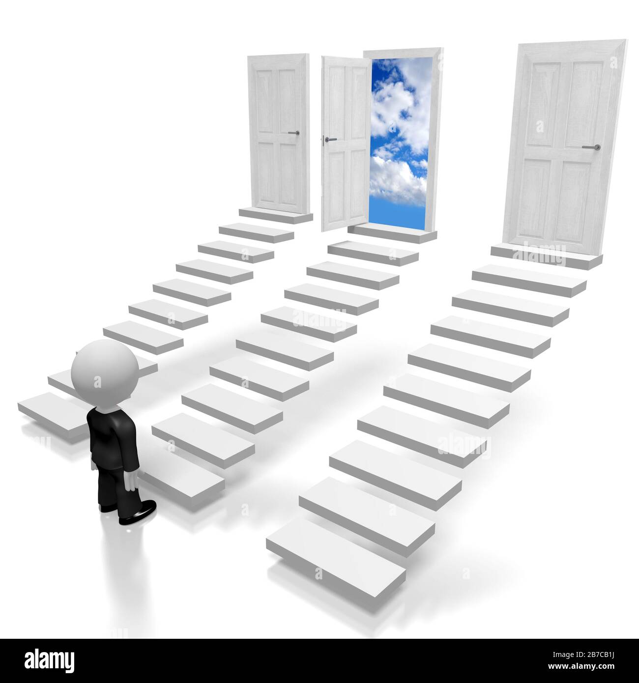 3D businessman, vision concept Stock Photo - Alamy
