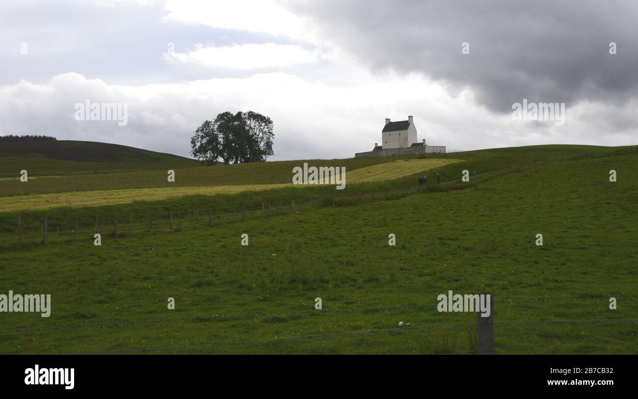 People Walking to Corgaff Castle from Cock Bridge Farm Car Park from ...