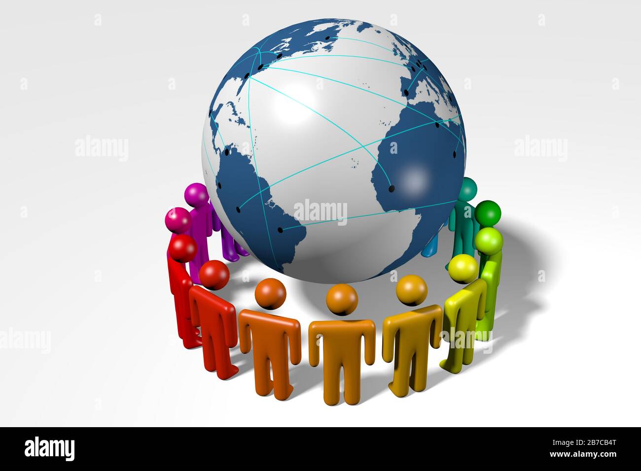 3D Earth/ world concept Stock Photo - Alamy