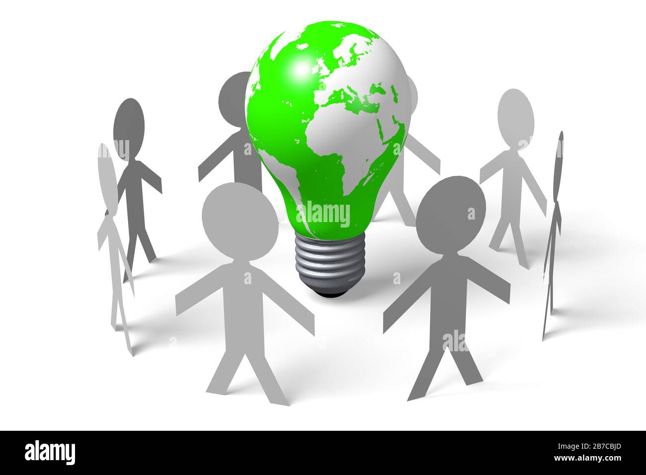 Ecology concept map Cut Out Stock Images & Pictures - Alamy