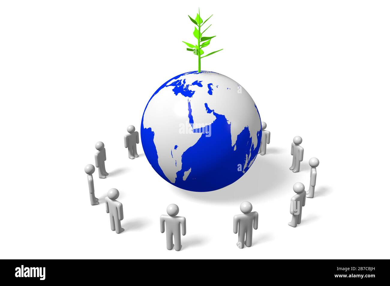 Ecology concept map Cut Out Stock Images & Pictures - Alamy