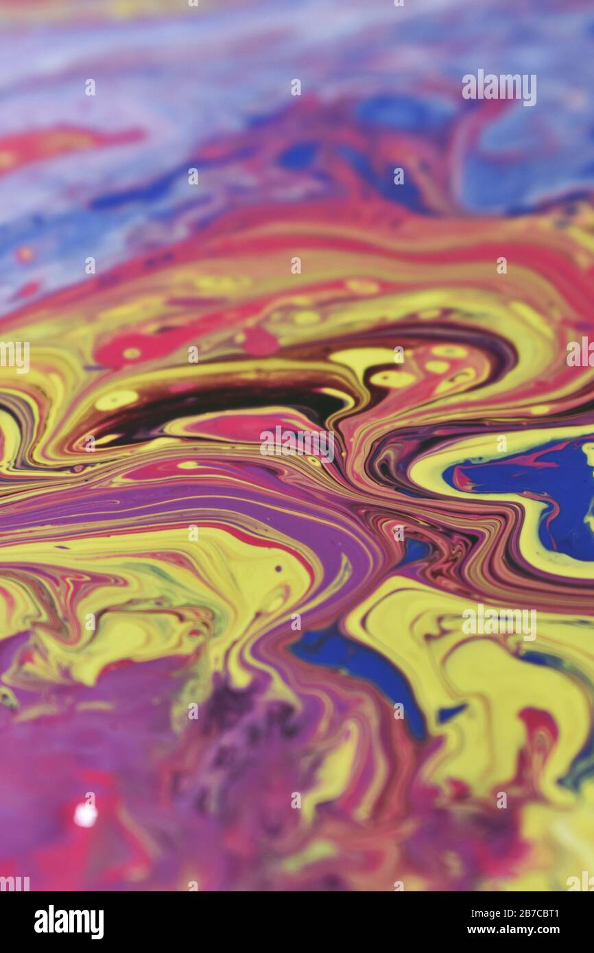 Liquid oil art - great for an artsy background or wallpaper Stock Photo ...