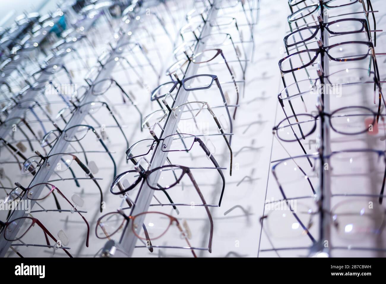 glasses for improving vision on a large display Stock Photo - Alamy