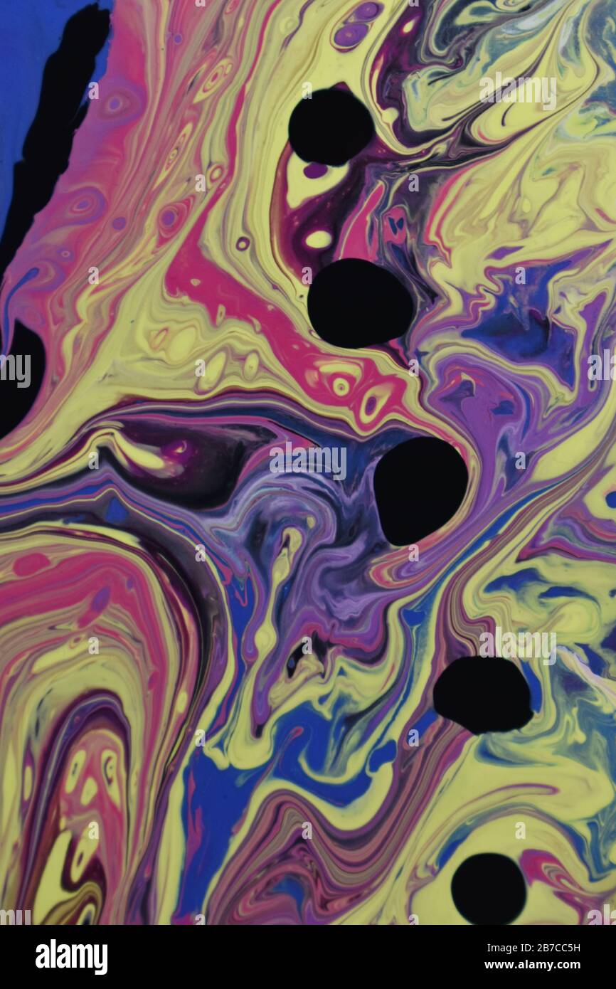 Liquid oil art - great for an artsy background or wallpaper Stock Photo ...