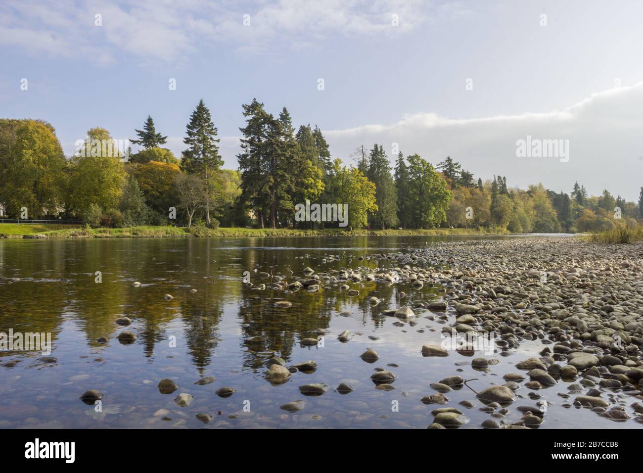 landscape of a river in Scotland Stock Photo - Alamy