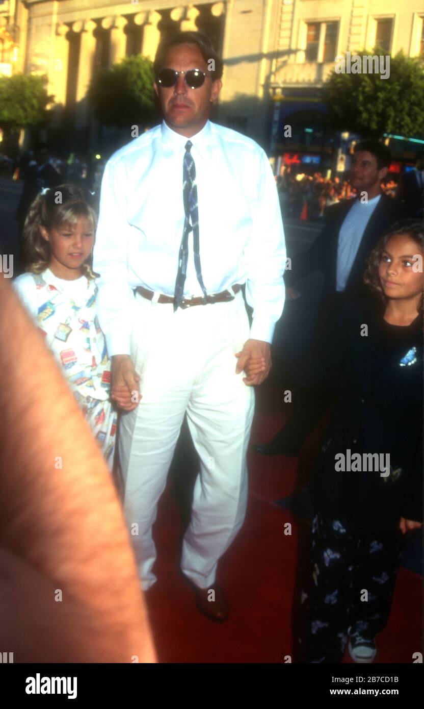 Hollywood, California, USA 26th July 1995 Lly Costner, actor Kevin ...