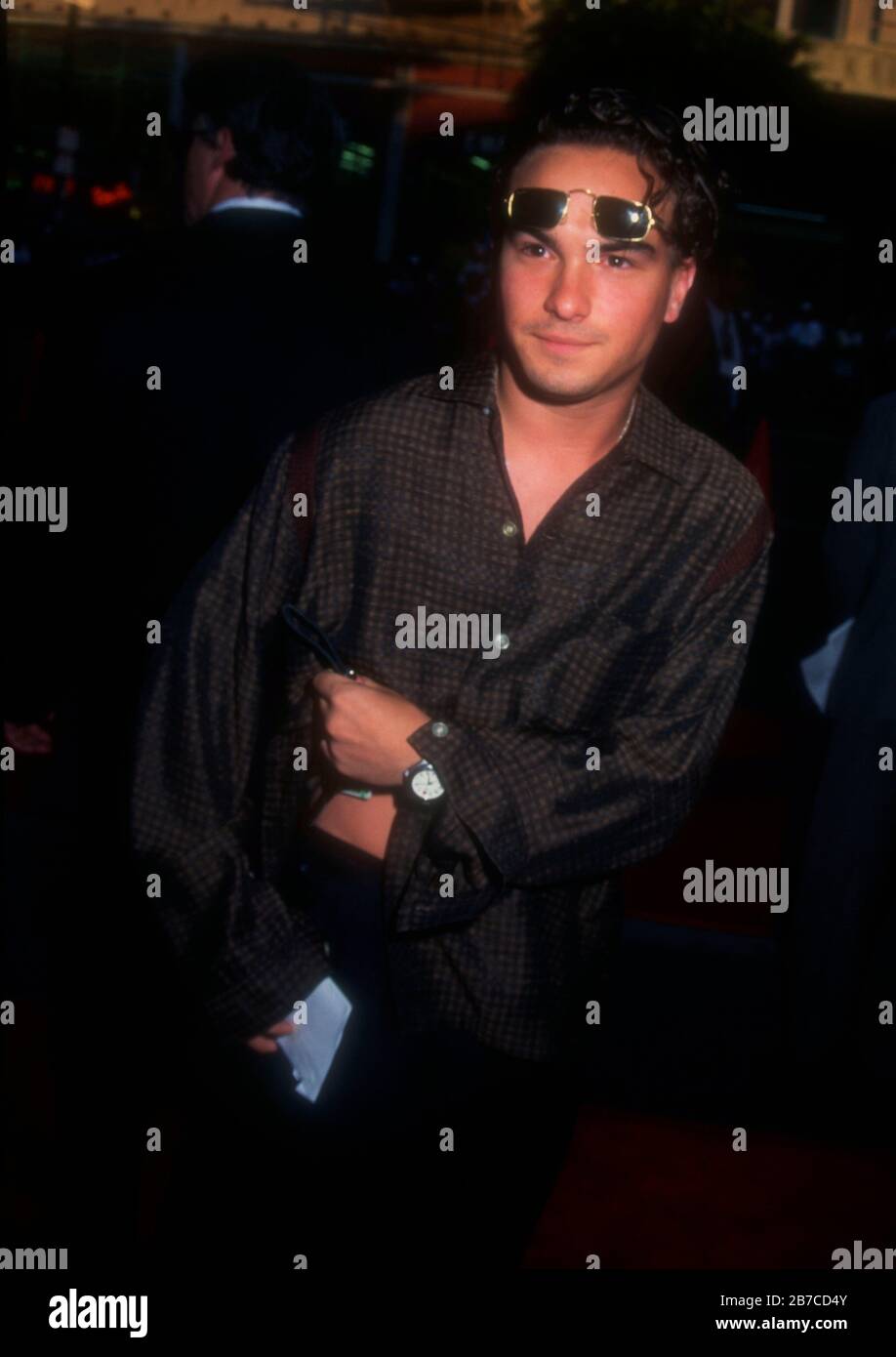 Hollywood, California, USA 26th July 1995 Actor Johnny Galecki attends ...
