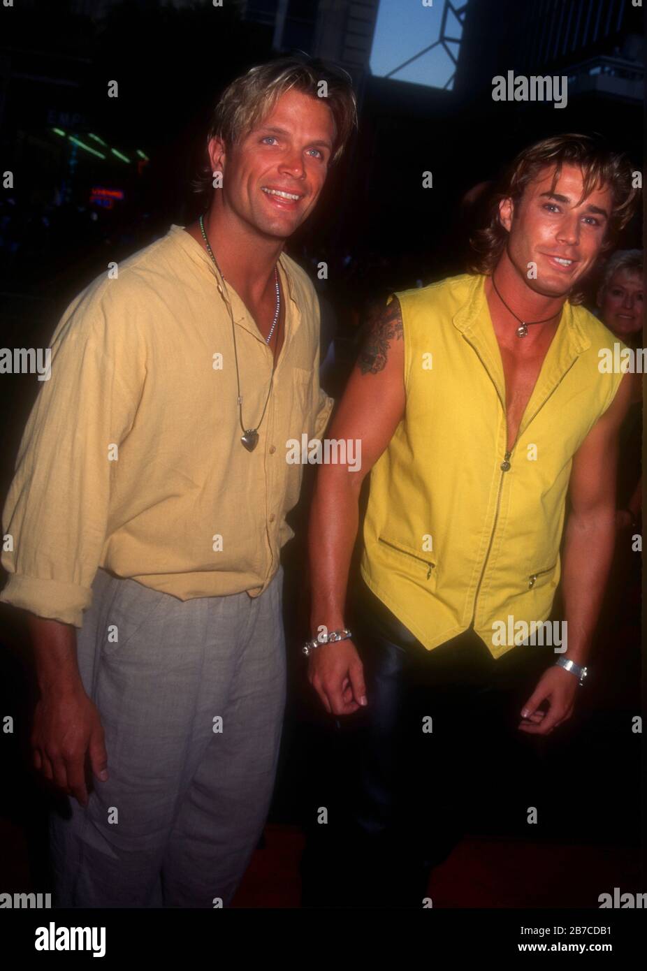 Hollywood, California, USA 26th July 1995 Actor David Chokachi and ...