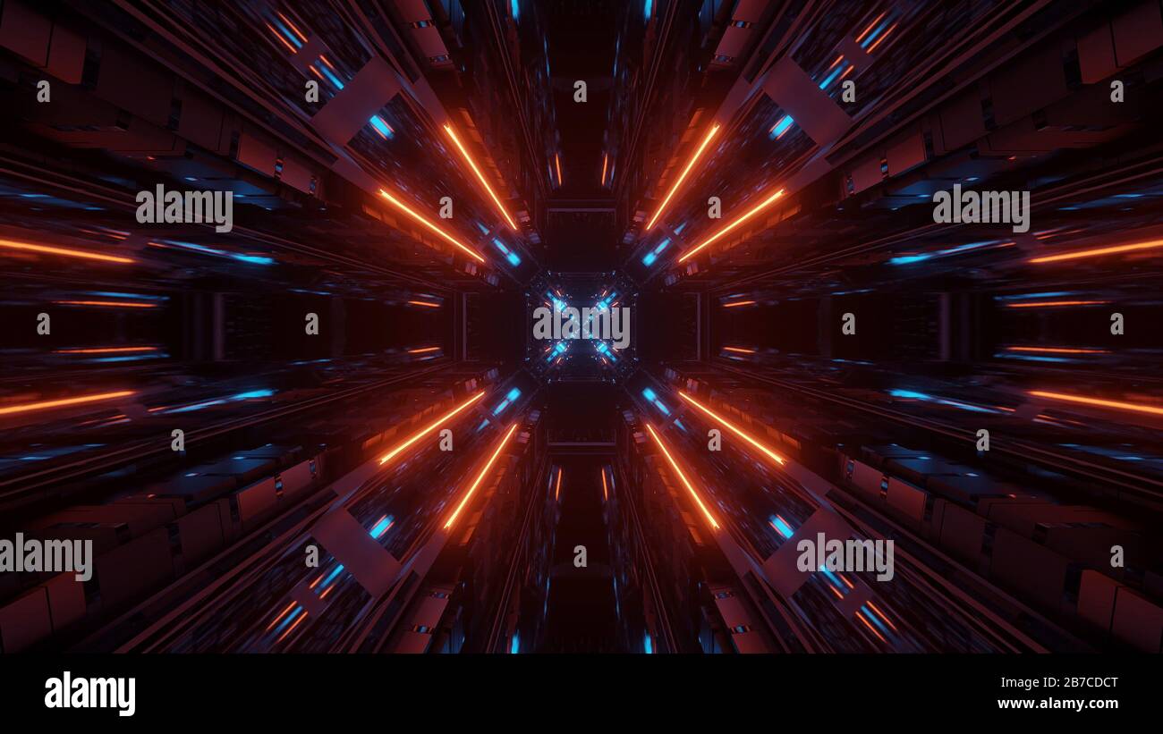 Illustration of several lights next to each other flowing into a single ...