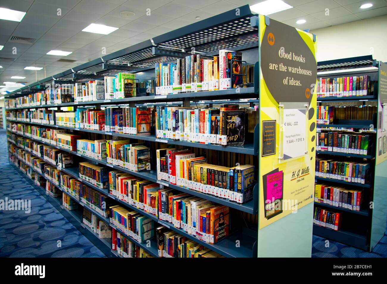 Singapore City, Singapore - April 13, 2019: The National Library of ...