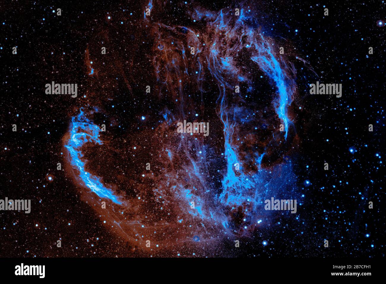 Galaxy thousands light years far away from Earth. Elements of this ...