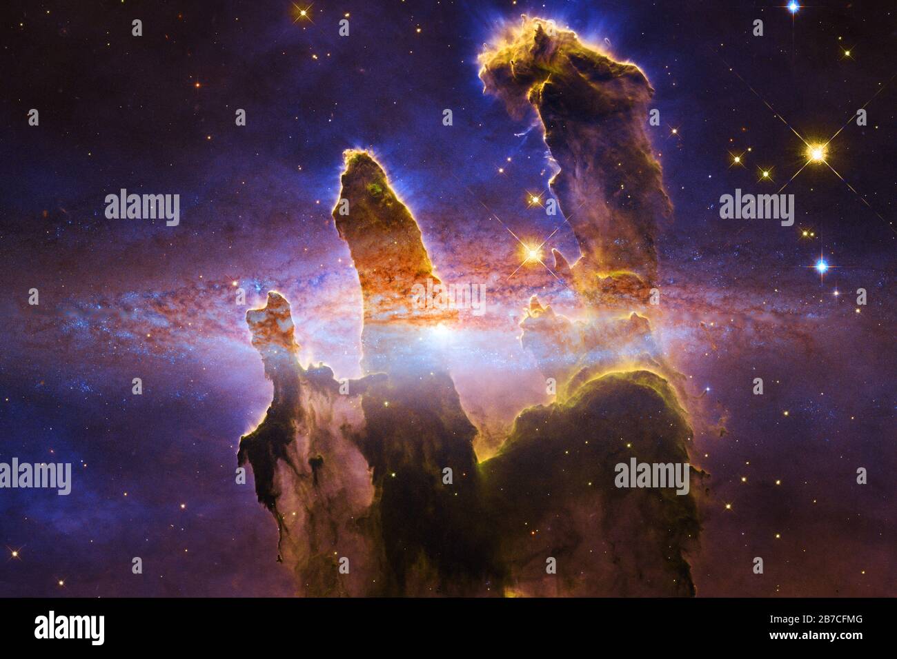 Awesome galaxy. Science fiction wallpaper. Elements of this image ...