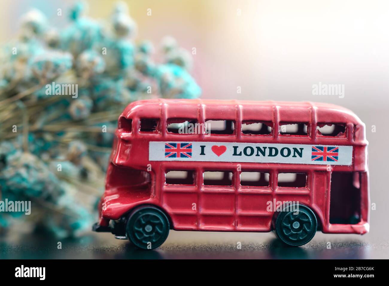 Kids red london bus hi-res stock photography and images - Alamy