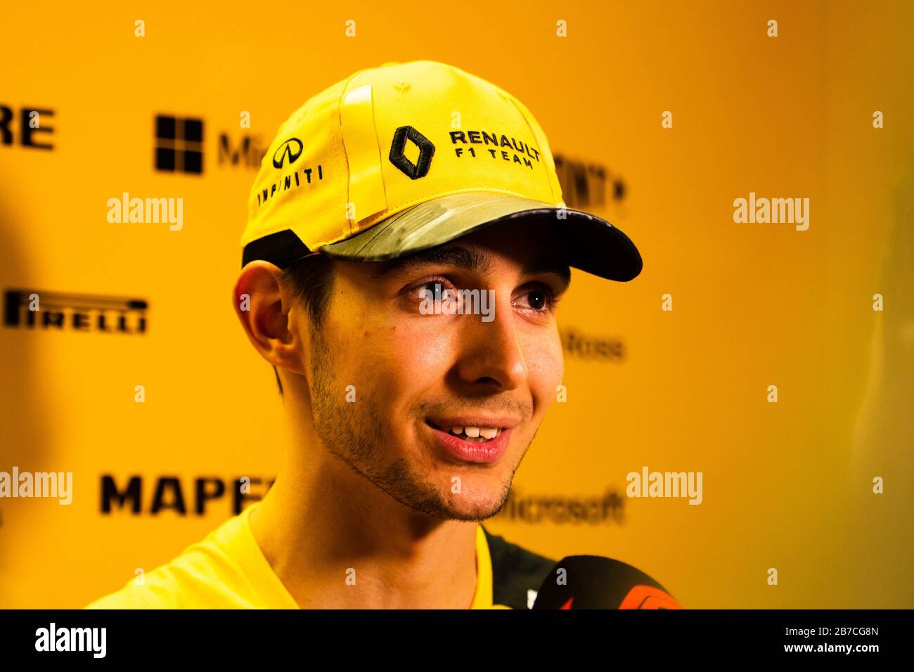 UAE/Abu Dhabi - 03/12/2019 - Esteban Ocon (FRA) making his track debut ...