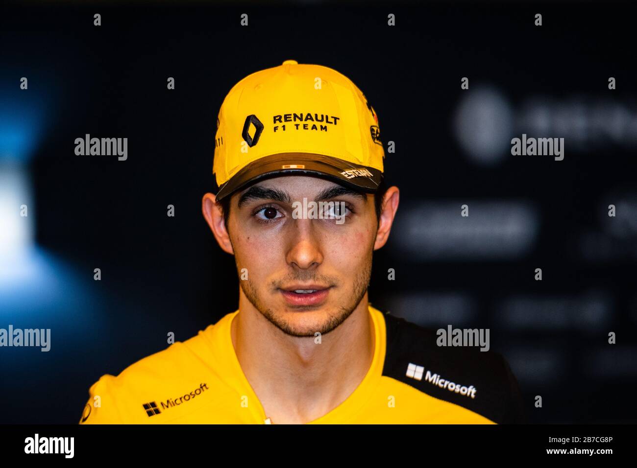 UAE/Abu Dhabi - 03/12/2019 - Esteban Ocon (FRA) making his track debut ...