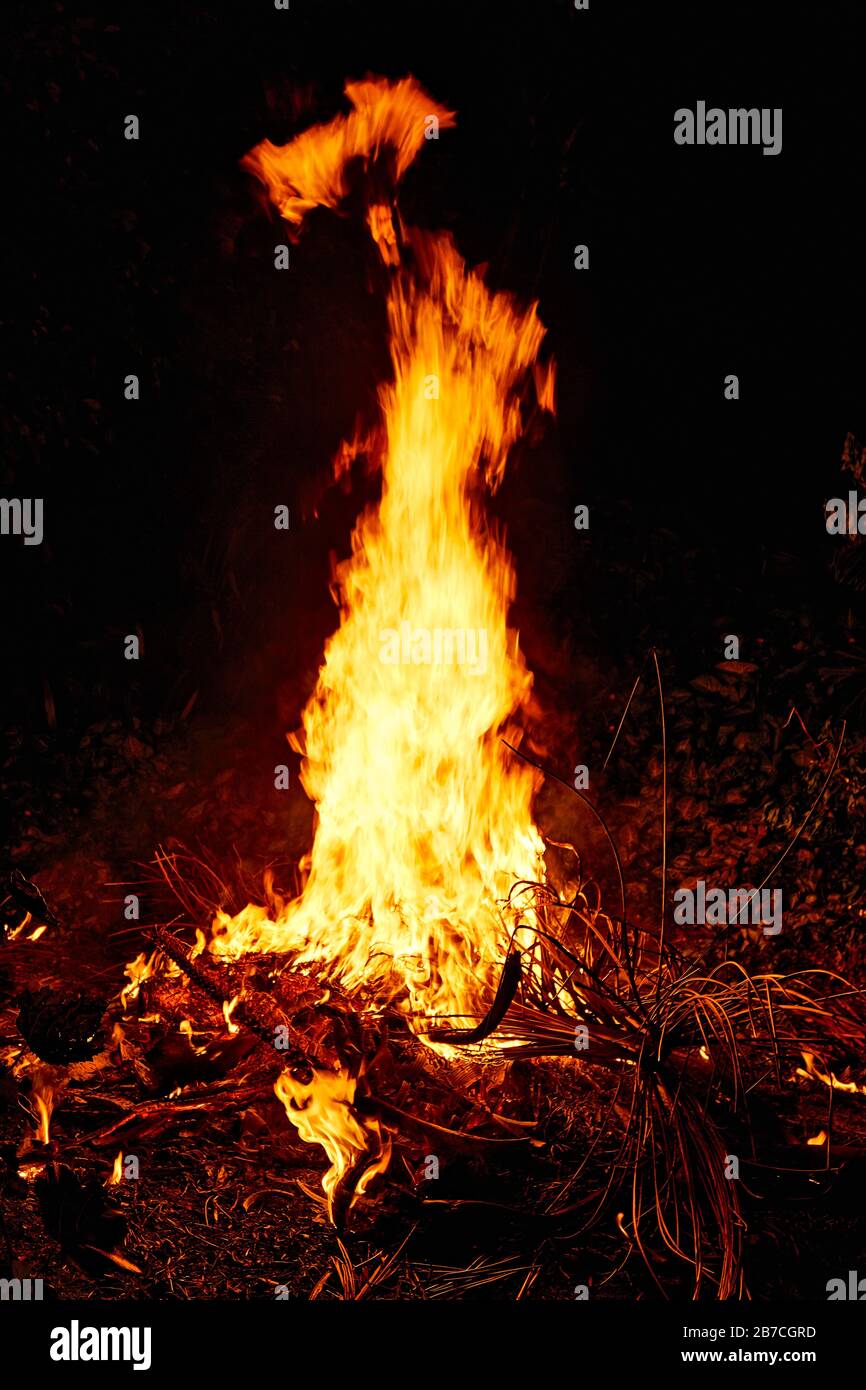 Fire is the rapid oxidation of a material in the exothermic chemical ...