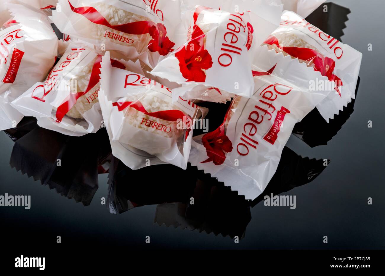 Raffaello chocolate hi-res stock photography and images - Alamy