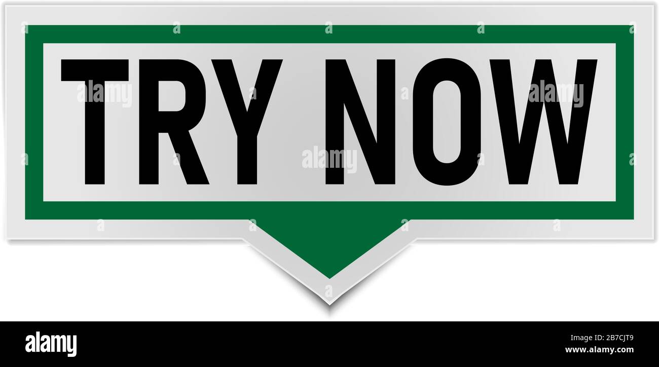 Try it now seal hi-res stock photography and images - Alamy