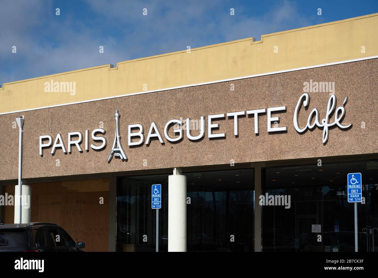 Santa Clara, USA. 24th Feb, 2020. Paris Baguette bakery cafe seen in ...