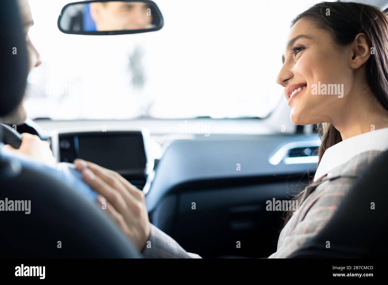 Happy man touching car in hi-res stock photography and images - Alamy