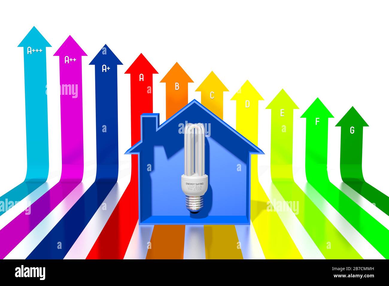 Energy saving light bulb diagram hi-res stock photography and images ...