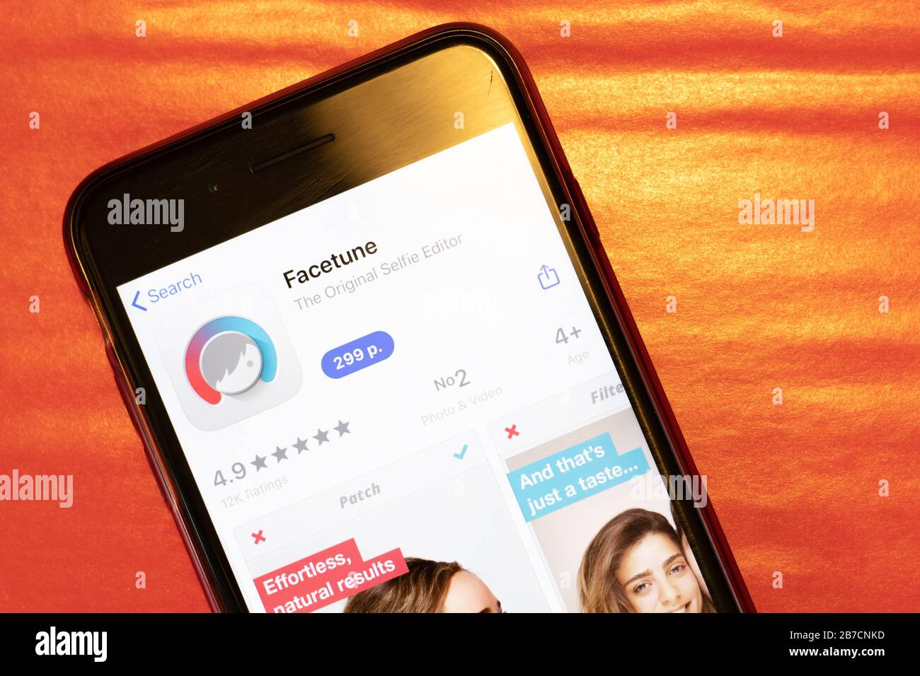 Facetune app hi-res stock photography and images - Alamy