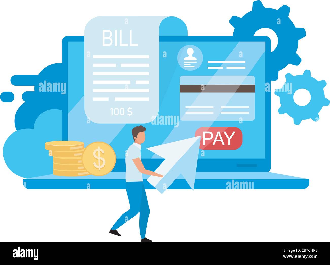 Online Payment Clipart