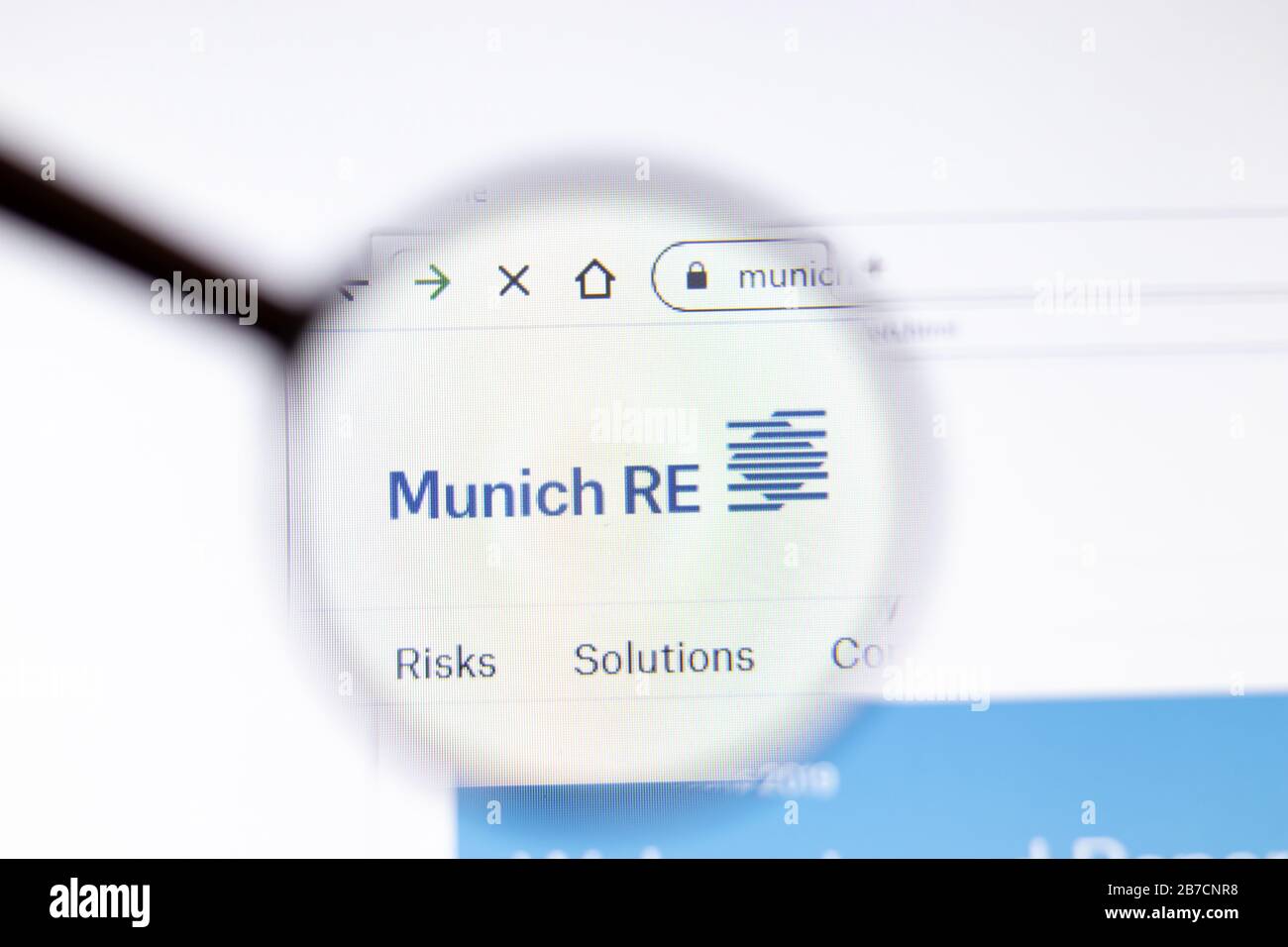 Munichre logo hi-res stock photography and images - Alamy