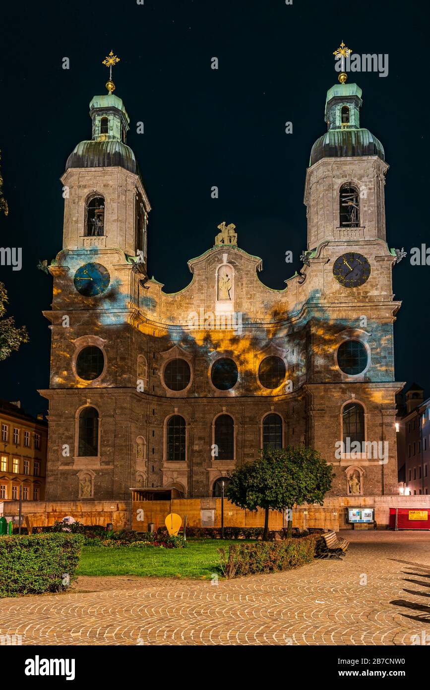 Innsbruck Cathedral, also known as the Cathedral of St. James, is an ...