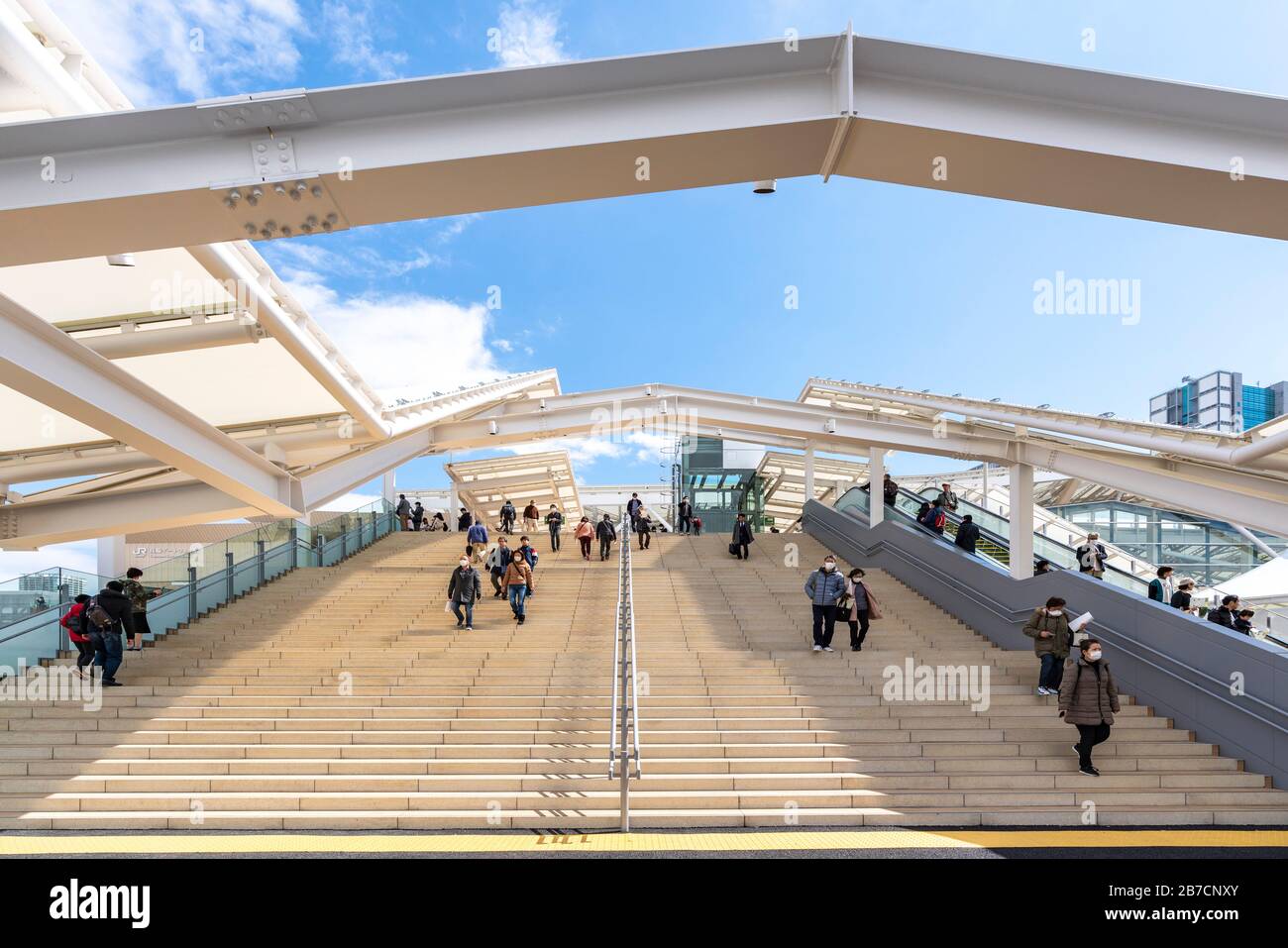 JR Takanawa Gateway Station, Designed by Japanese architect Kengo Kuma ...