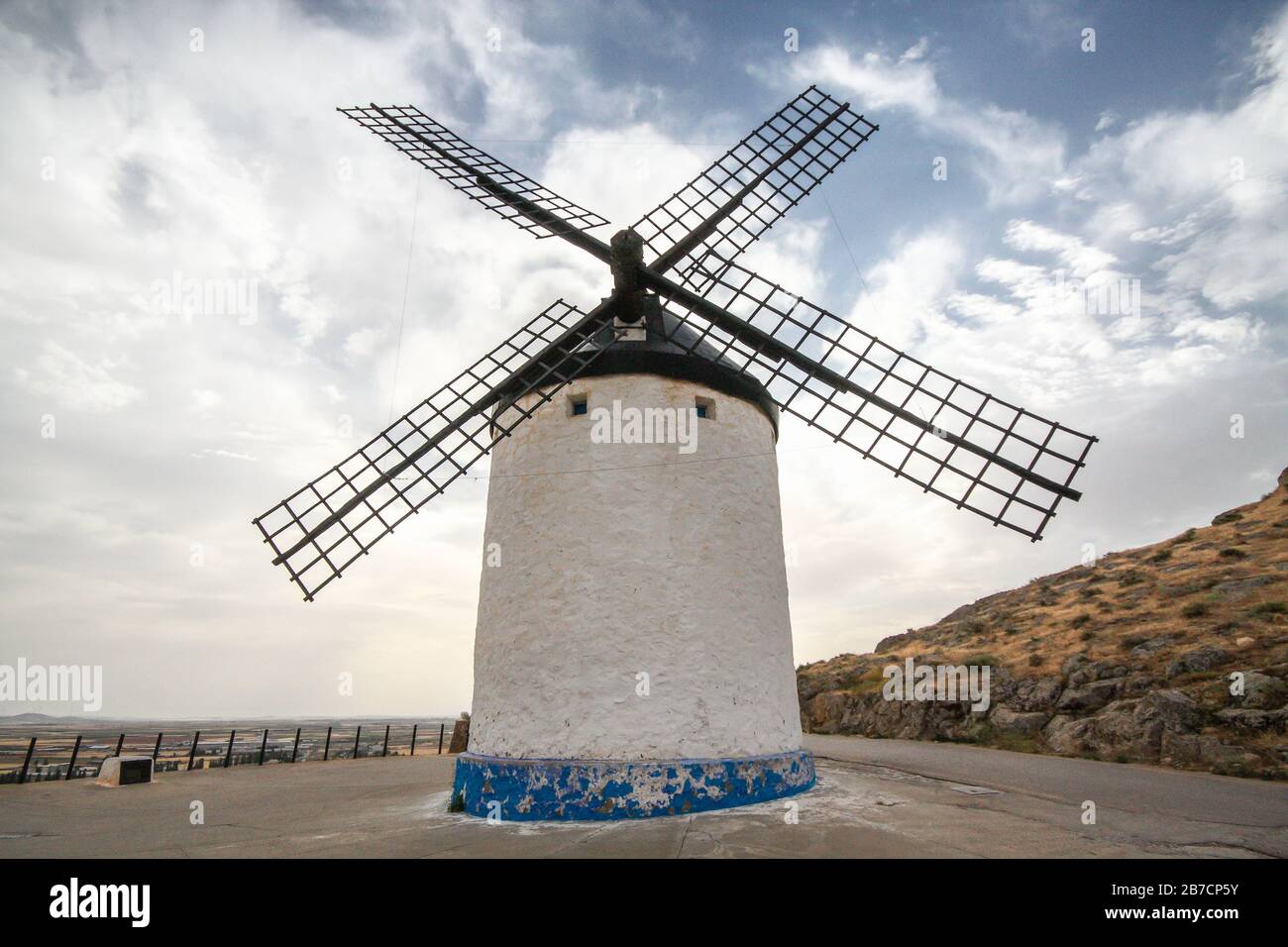 White old windmills in hi-res stock photography and images - Alamy