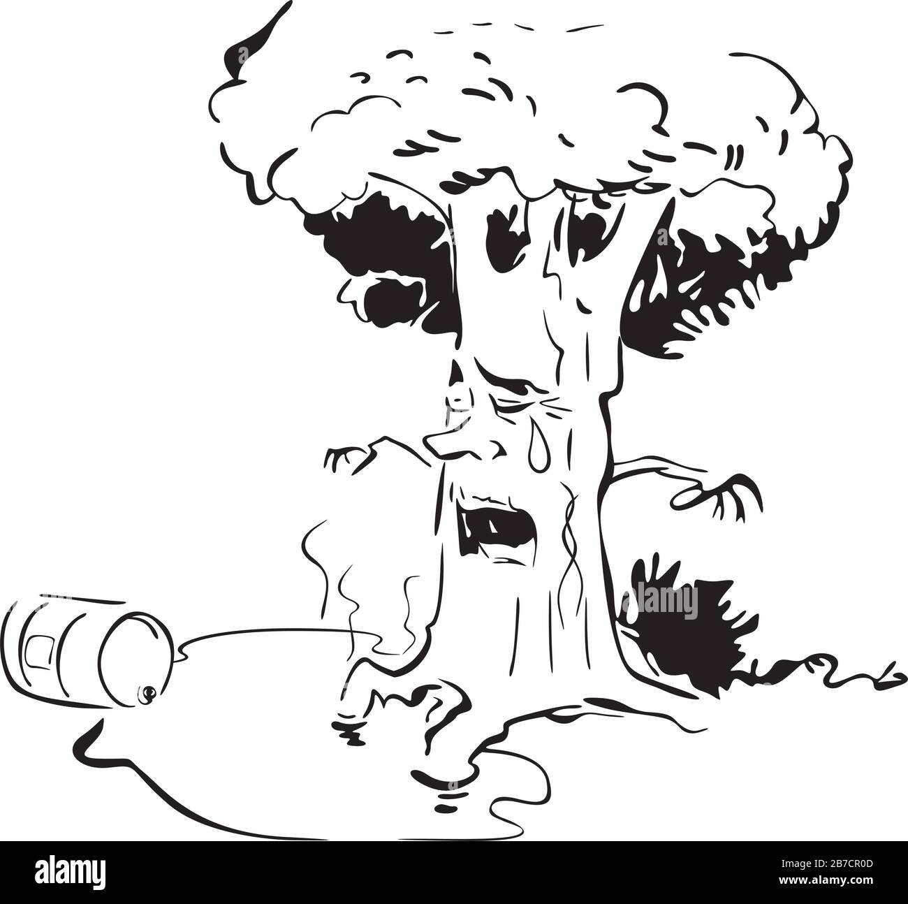 Toxin poisoned tree hi-res stock photography and images - Alamy