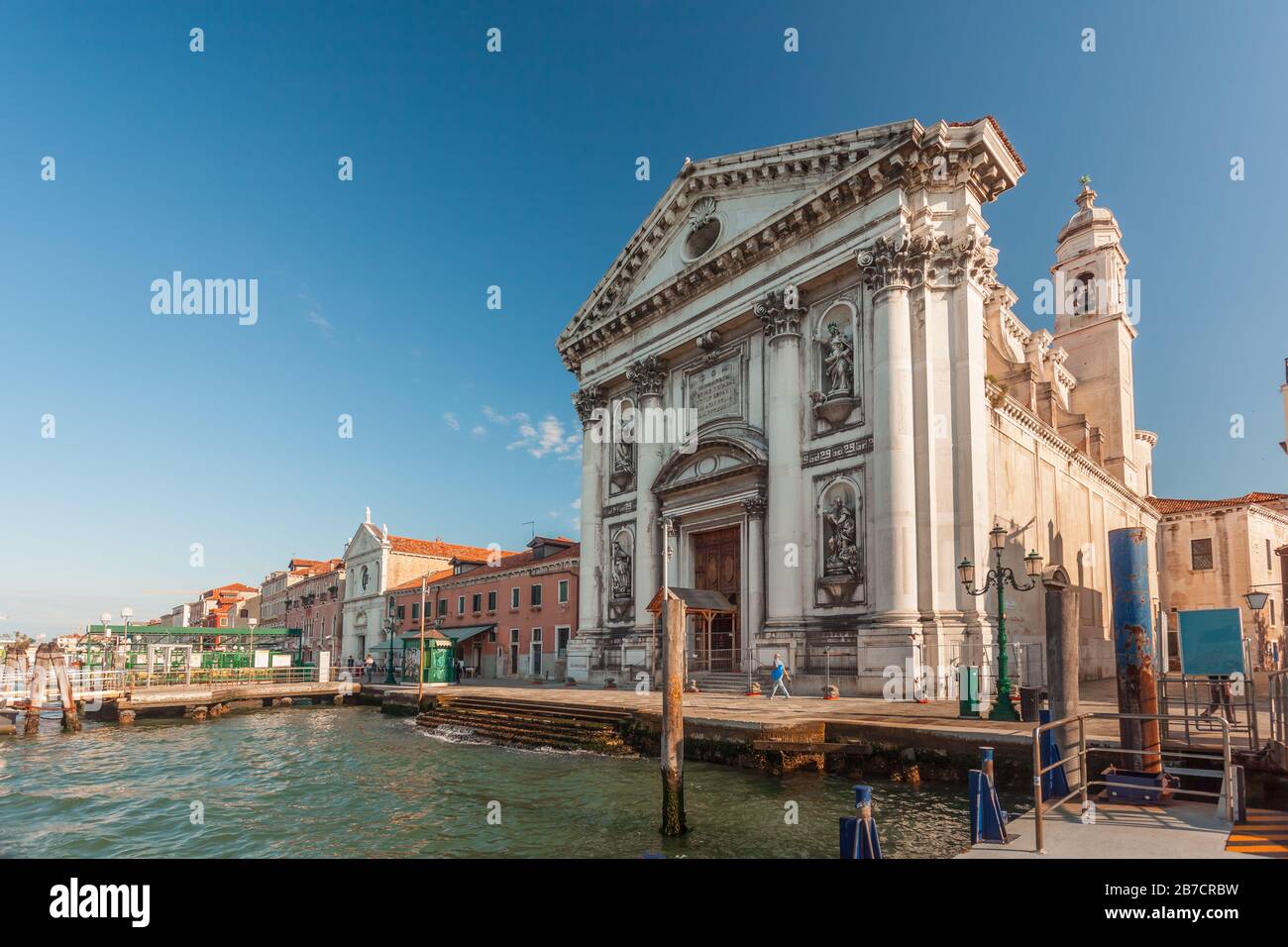 Venice, Italy - August 16, 2018: Dominican church Gesuati or Santa ...