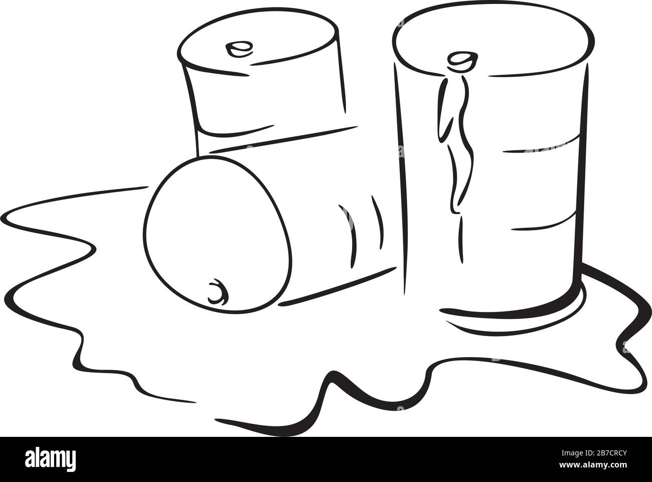 barrels with toxic waste Stock Vector Image & Art - Alamy