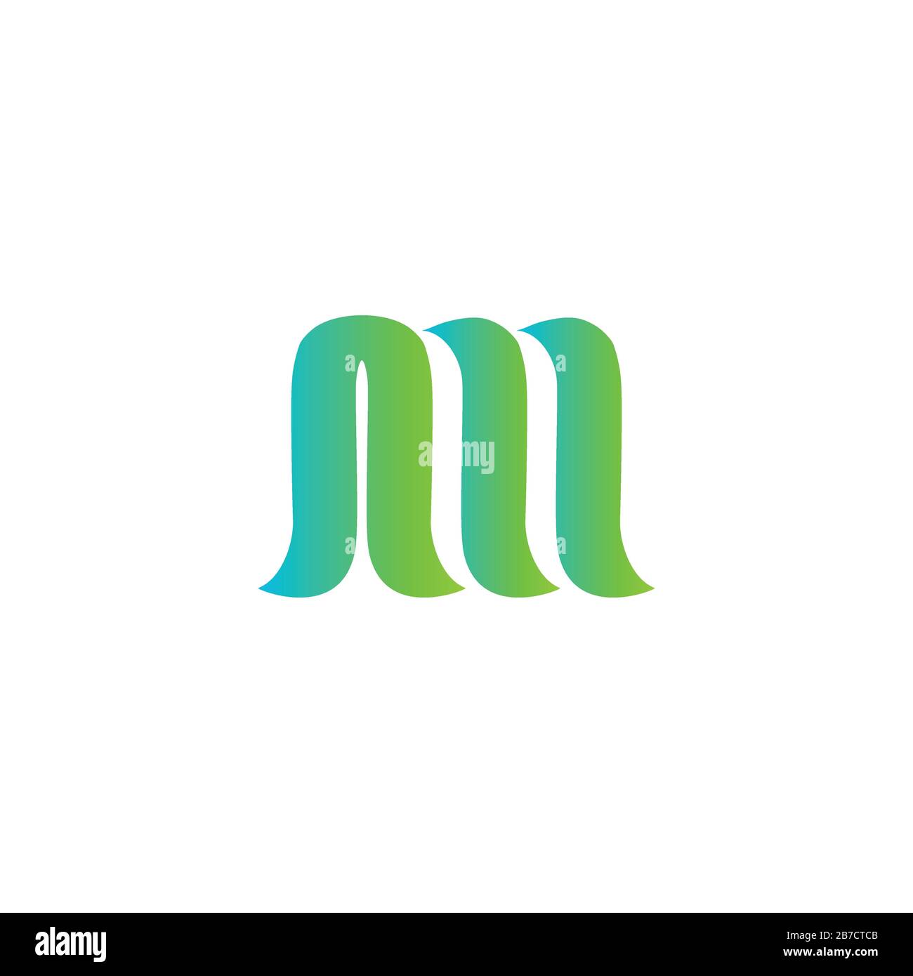 initial letter m w wave logo Ideas. Inspiration logo design. Template ...