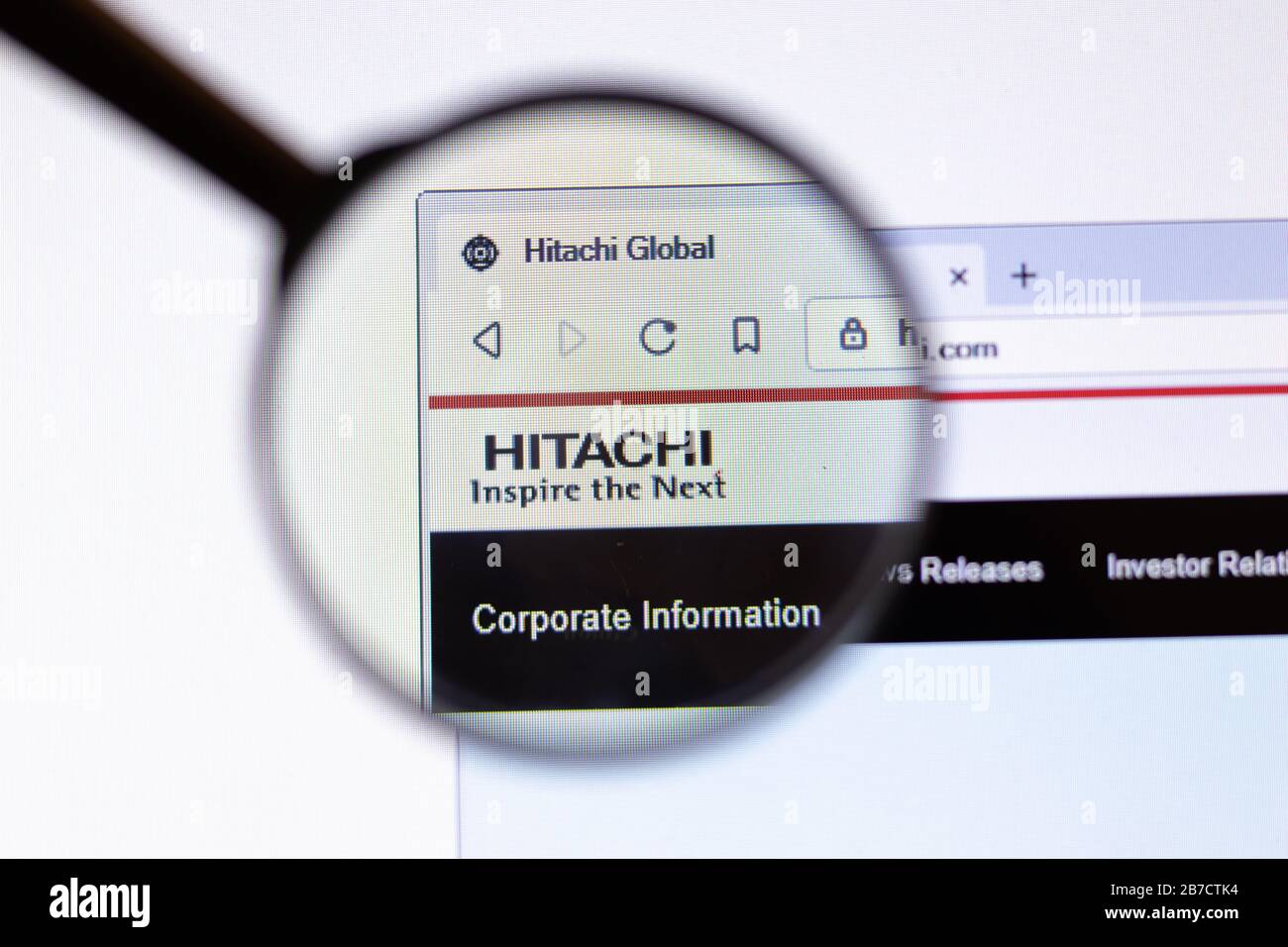 Hitachi logo hi-res stock photography and images - Alamy