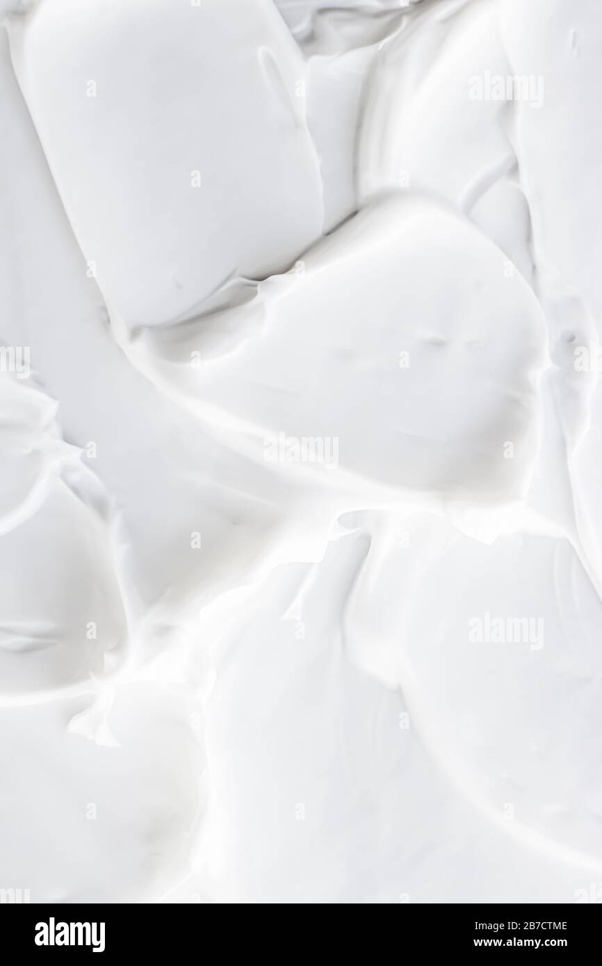 Skincare cosmetics and cream product texture or antibacterial liquid ...